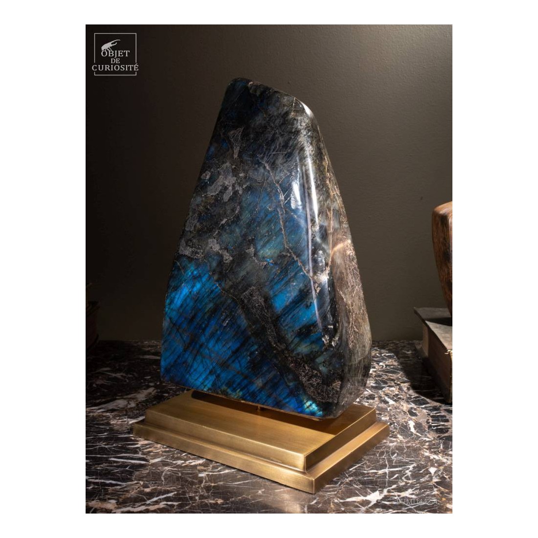 Fully polished dark blue labradorite (6.6kg)
