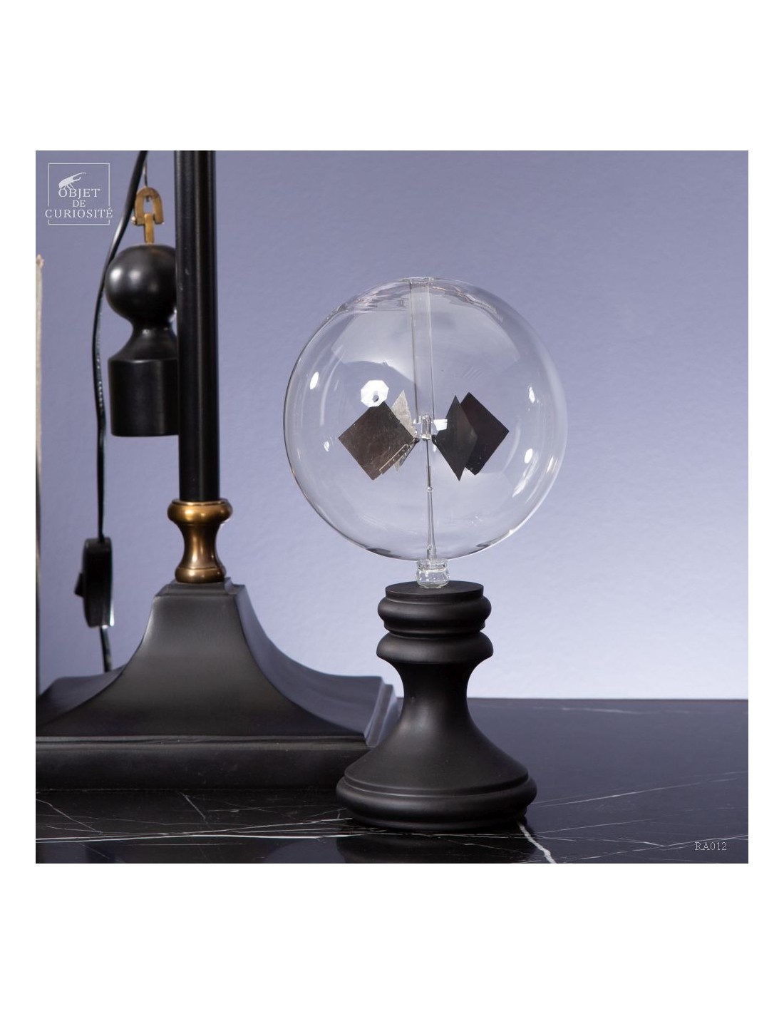 Radiometer on black stand (XL)