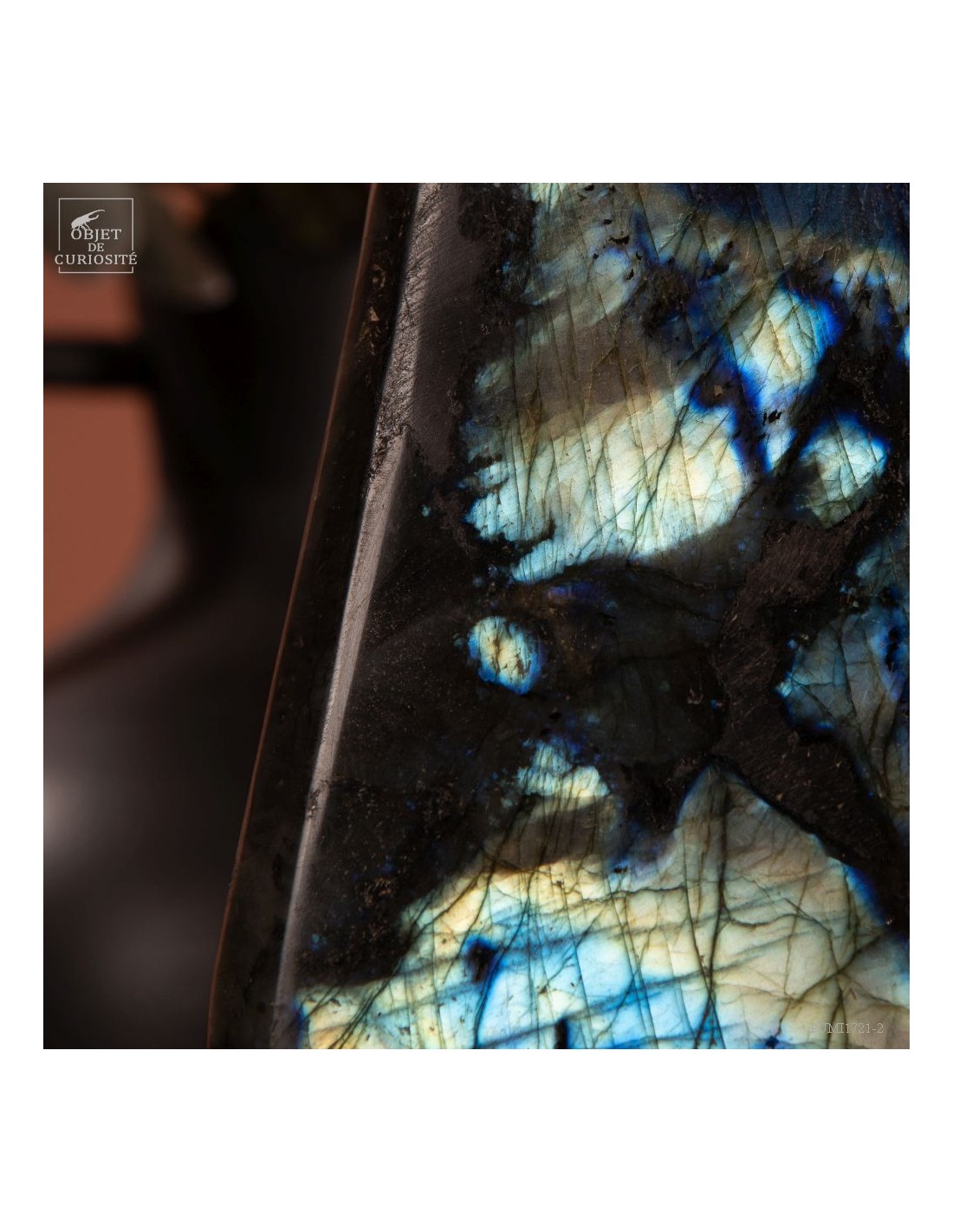 Fully polished dark blue labradorite (7.7kg)